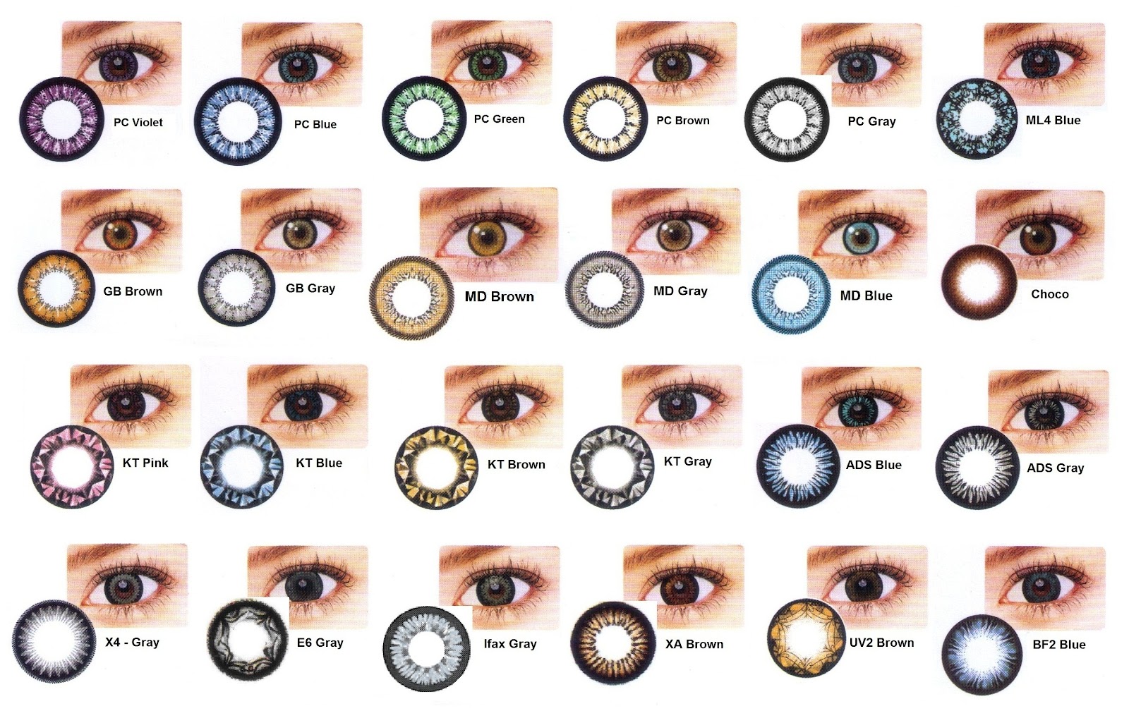 Kính áp tròng - Kính giãn tròng Hàn Quốc hiệu Q-eye: Kính giãn tròng