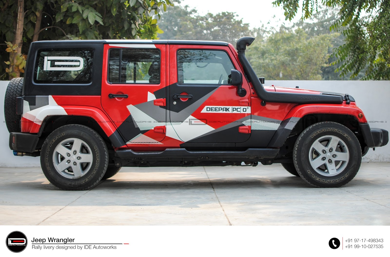 Custom Rally Graphics: JEEP Wrangler | IDE Autoworks