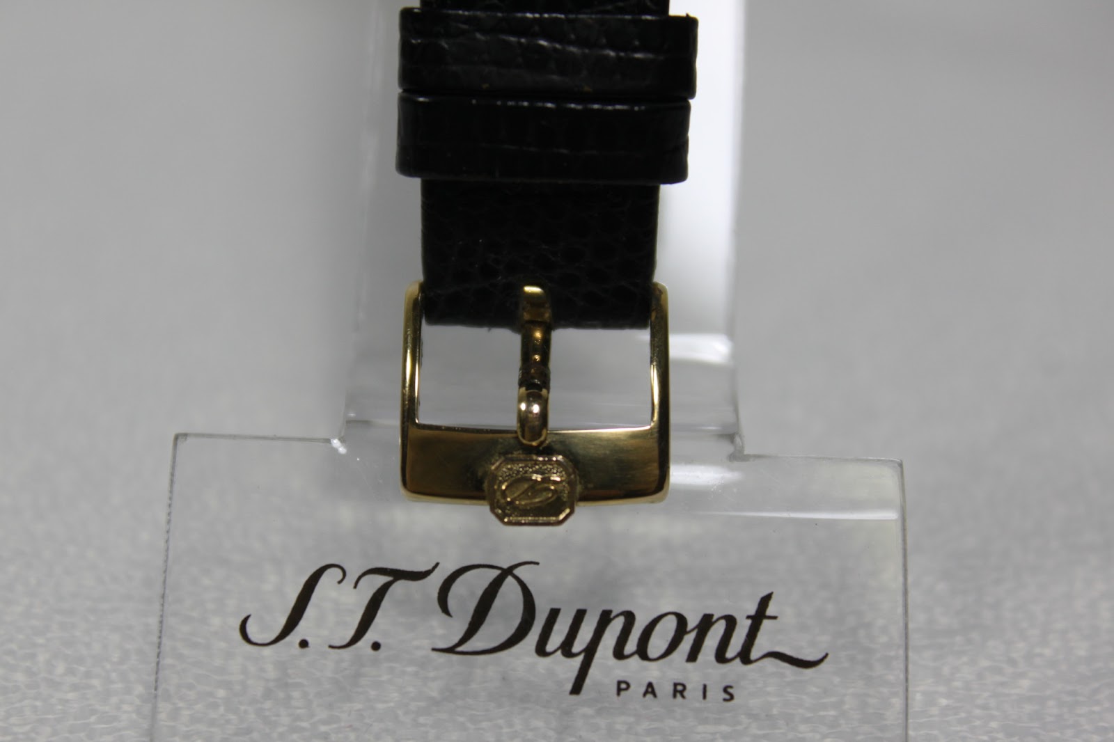 ziq S.T. DUPONT collections: ORIGINAL S.T.DUPONT MEN WATCH BLACK LAQUE ...