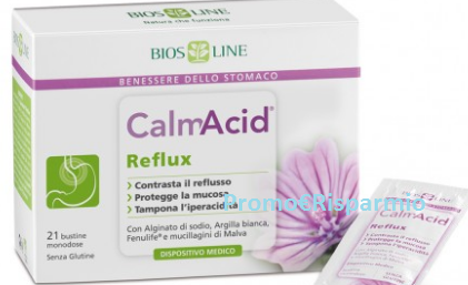 PROMO€RISPARMIO: Campione omaggio CalmAcid Reflux di BiosLine