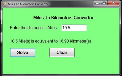 Free Programming Source Codes and Computer Programming Tutorials: Miles ...