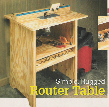 Creations By ASH: ShopNotes #78 Router Table
