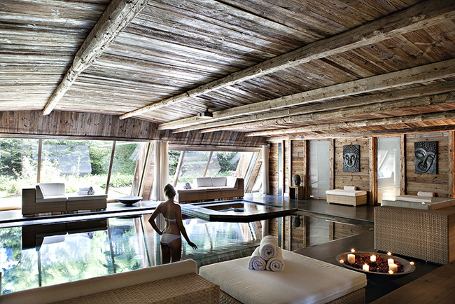 ESTILO RUSTICO: Chalet Rustico en los Alpes