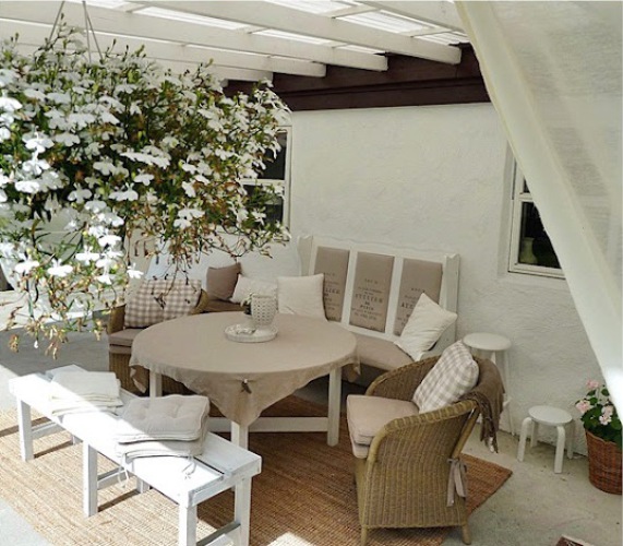 Hvit Lilje: Terrasse inspirasjon
