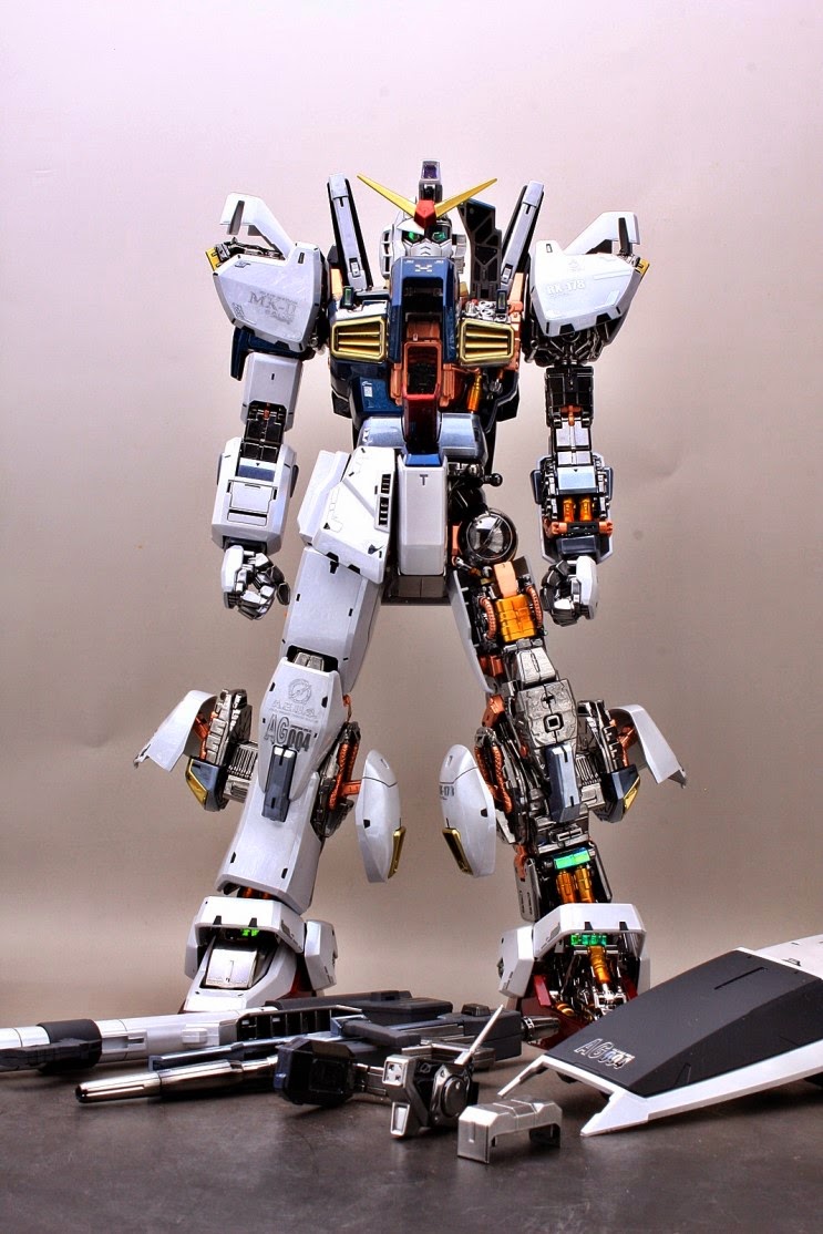 Custom Build: PG 1/60 RX-178 Gundam Mk-II AEUG "Gloss Finish"
