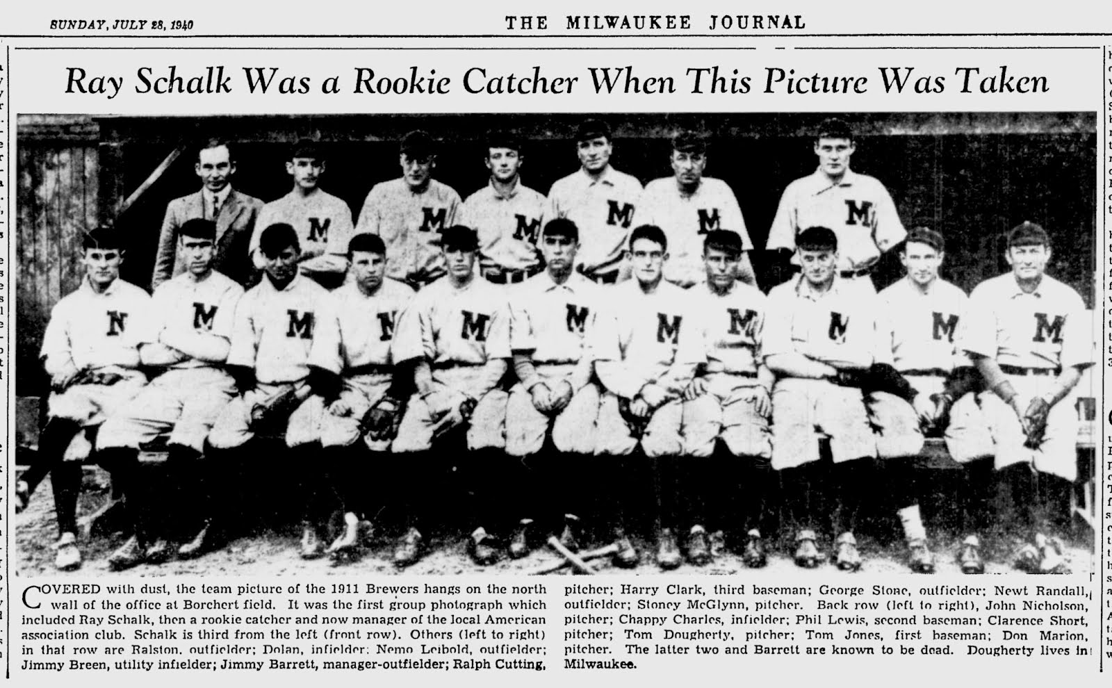 Borchert Field: 1911 Team Photo