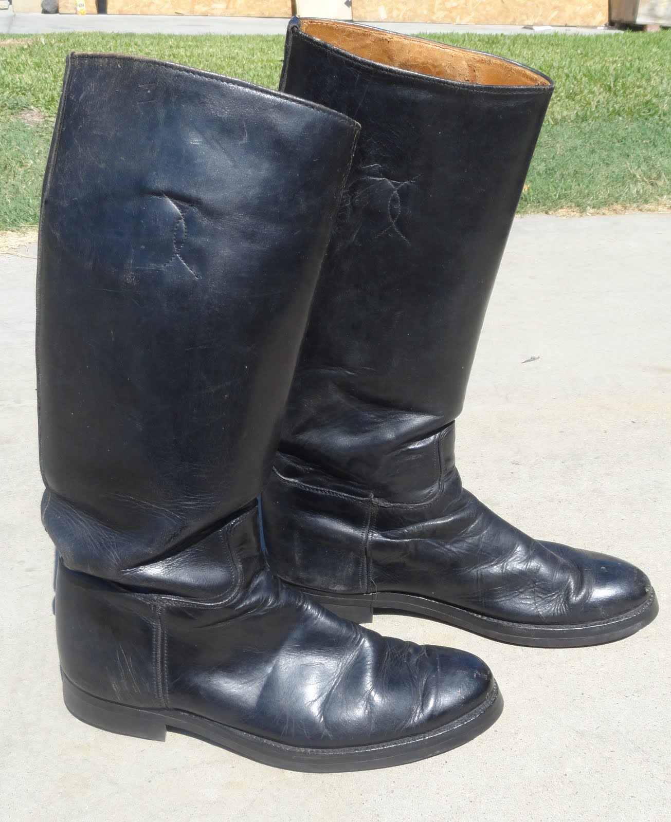 Nostalgia on Wheels: 1940's O'Sullivan's Goodyear Police Motorcycle Boots