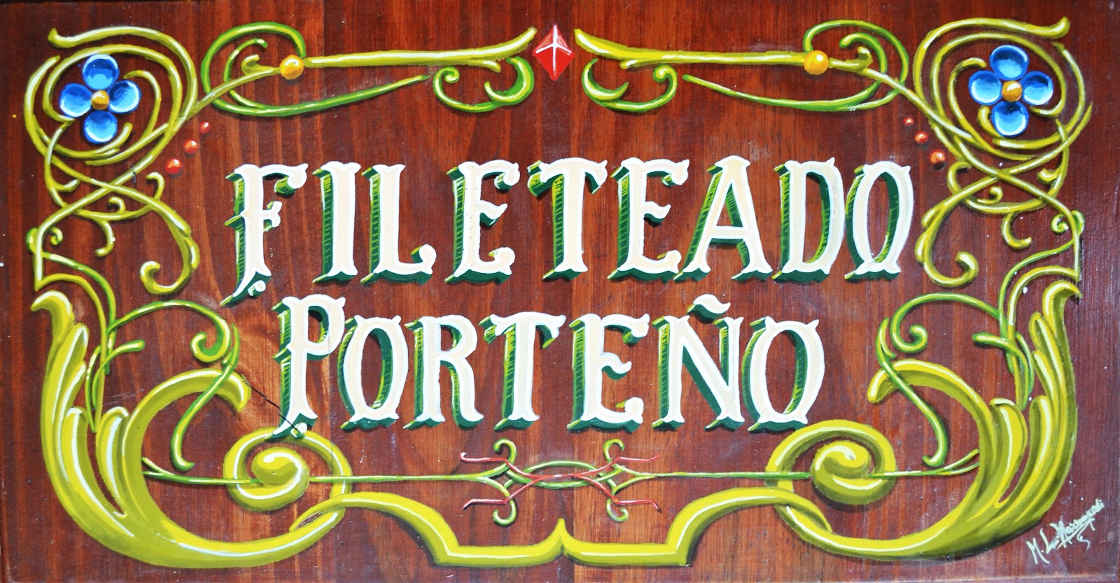 María Laura Marrapodi: Fileteados