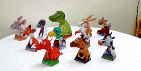 Optical Illusion Papercrafts | Paperized Crafts