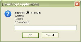 MEMBUAT INPUT DIALOG BOX DENGAN JAVASCRIPT ~ Belajar Komputer