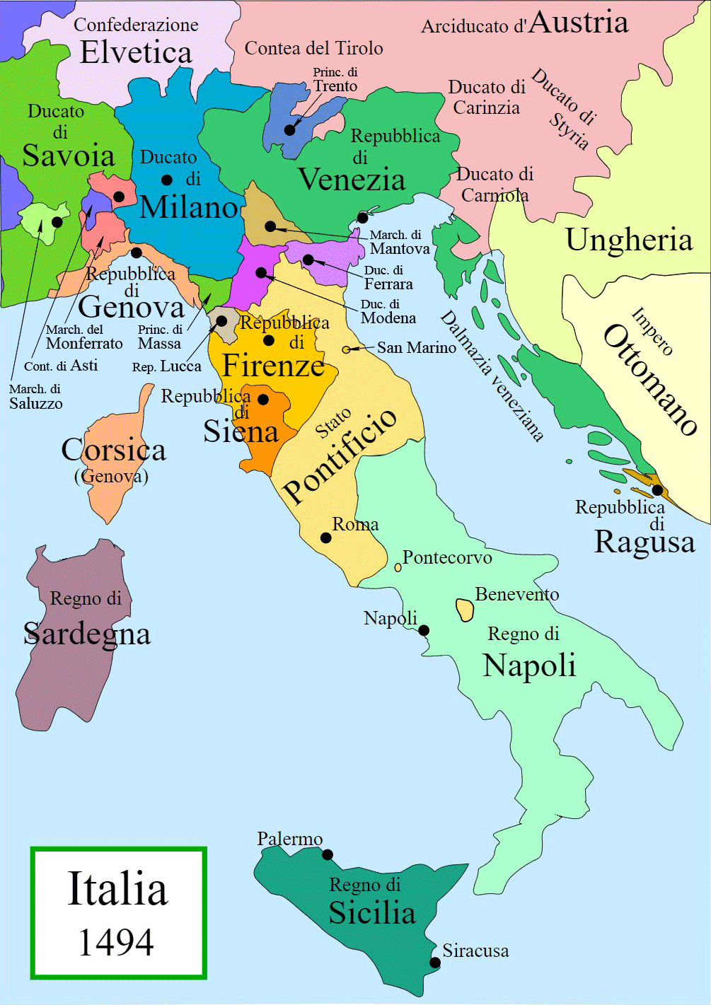 4ALS (2020-2021): Italia di fine '400