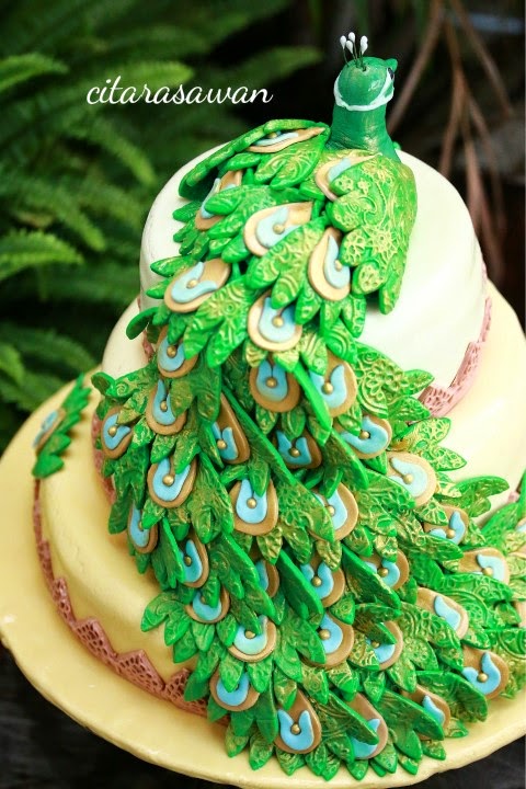Peacock Cake / Kek Burung Merak ~ Must Read!