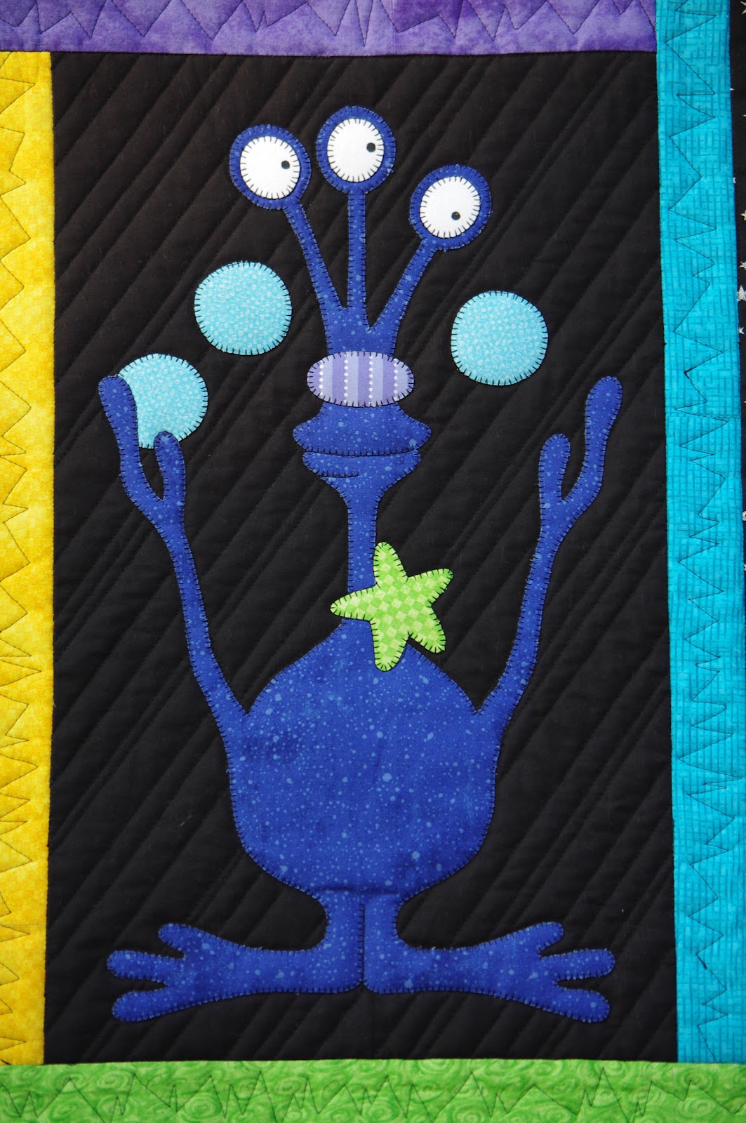 Alien Quilt - Ahhh...Quilting