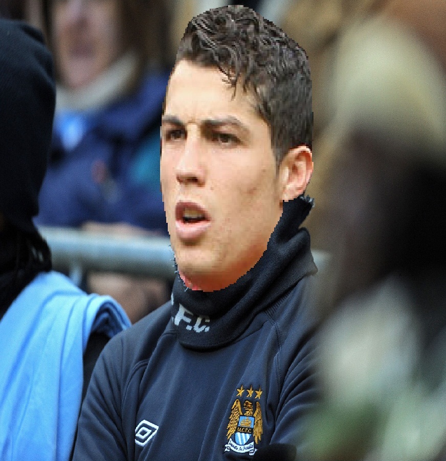 CRISTIANO RONALDO FOTOMONTAGGI: Cristiano Ronaldo Manchester City