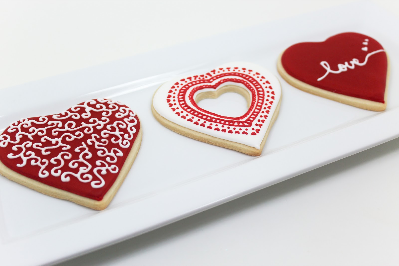 Baking in Heels: Valentine Heart Cookies