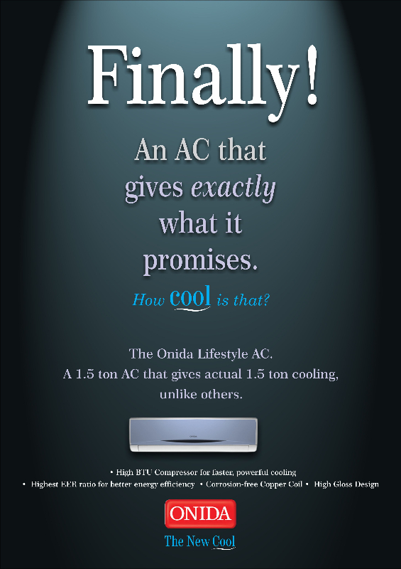 Amar Bhagatkar: Client: Onida | Medium: Press Ad Campaign | Brief ...