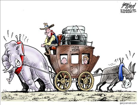 Donkey and Elephant |TRUMP LAND