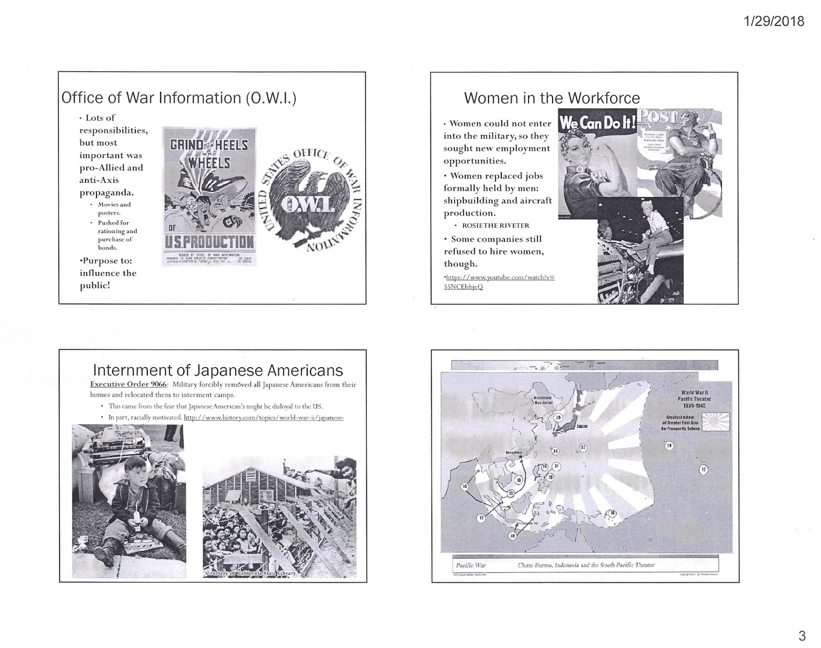 Mr. E's U.S. History and Black History Page: Unit 9 - World War II