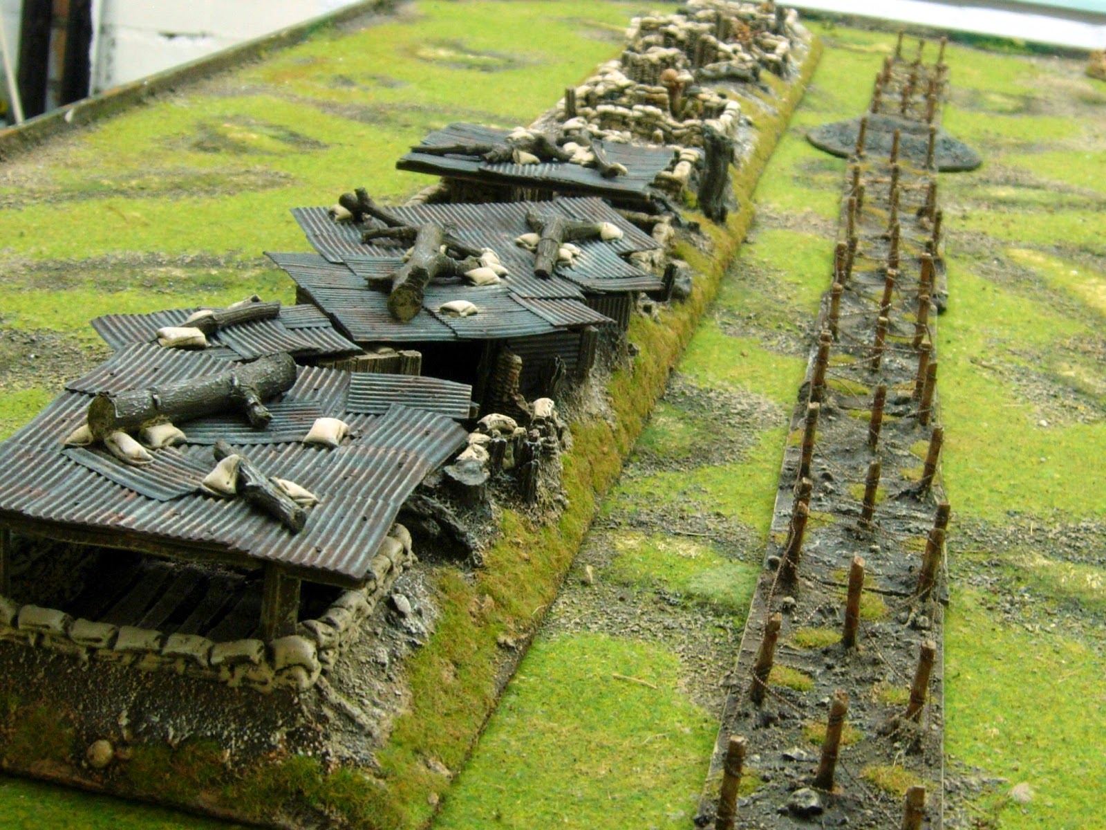 Wargaming with Silver Whistle: MAKING SLIT TRENCHES (CoC) & LONG TRENCHES