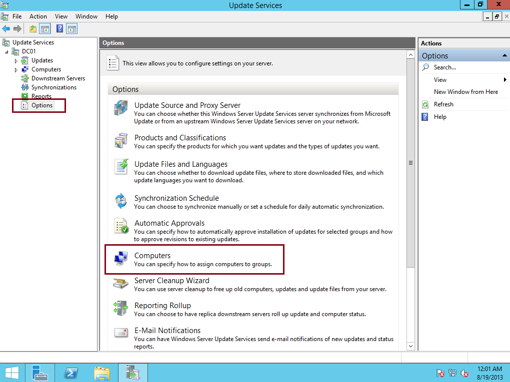 Installing & Configuring WSUS in Server 2012 R2 | Online Networks Solution