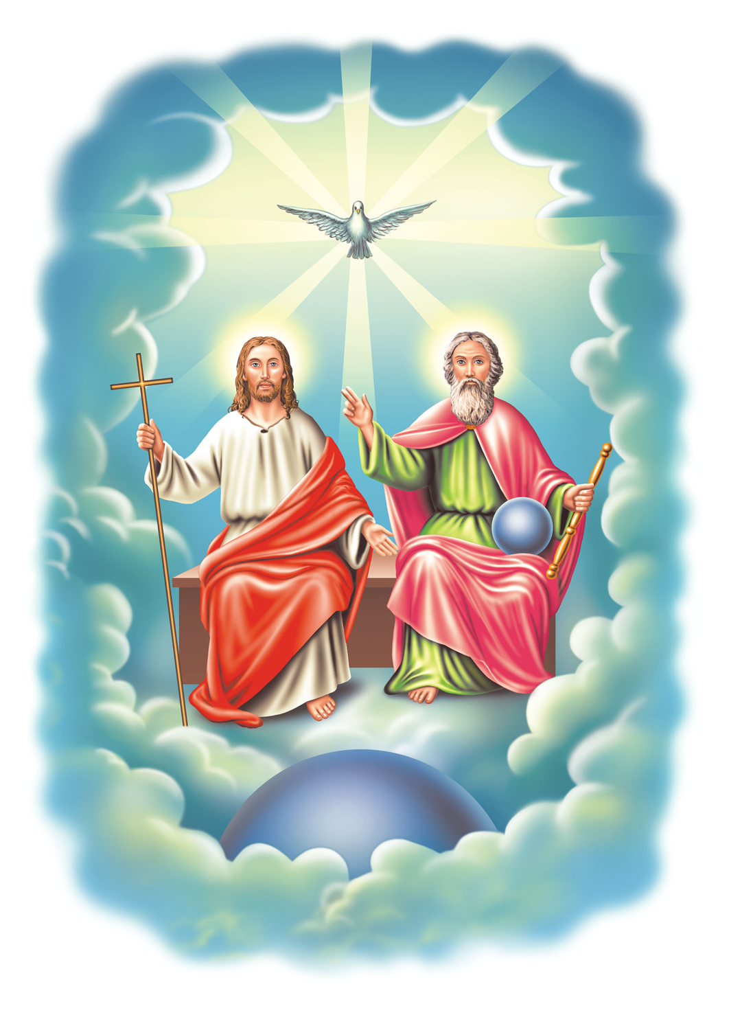 Imagem Da Santíssima Trindade Para Imprimir - RETOEDU