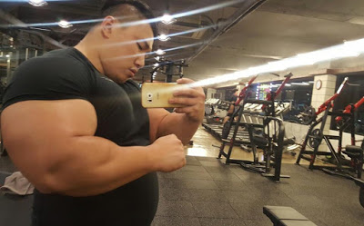 world bodybuilders pictures: korea bodybuilder je Yong Ha workout in a ...