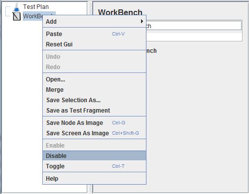PerfLink: JMeter - "WorkBench" Element