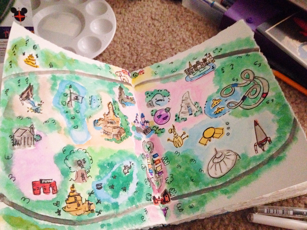 Disney Parks Art Journaling - A Creative Way to Document Disney Memories