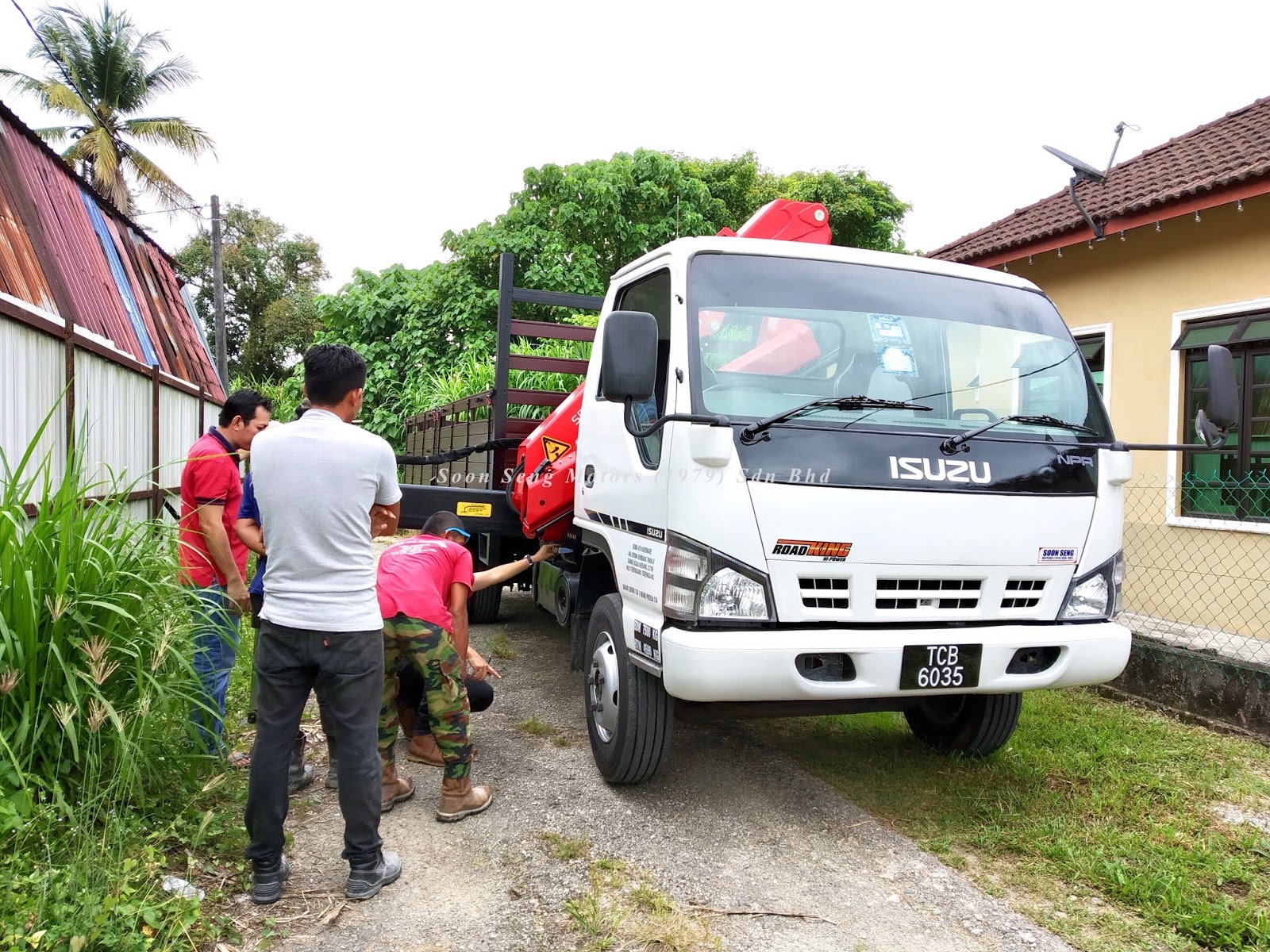 Handover Sany Palfinger SPK8500 Truck Mounted Crane to Purchaser