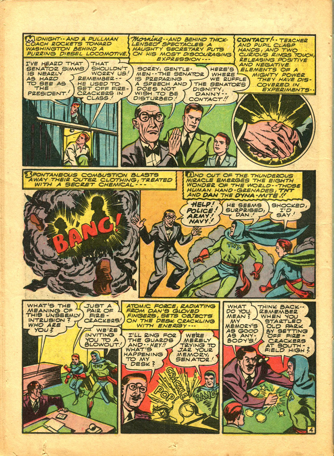 Four-Color Shadows: TNT and Dan the Dyna-Mite-Louis Cazeneuve-1942