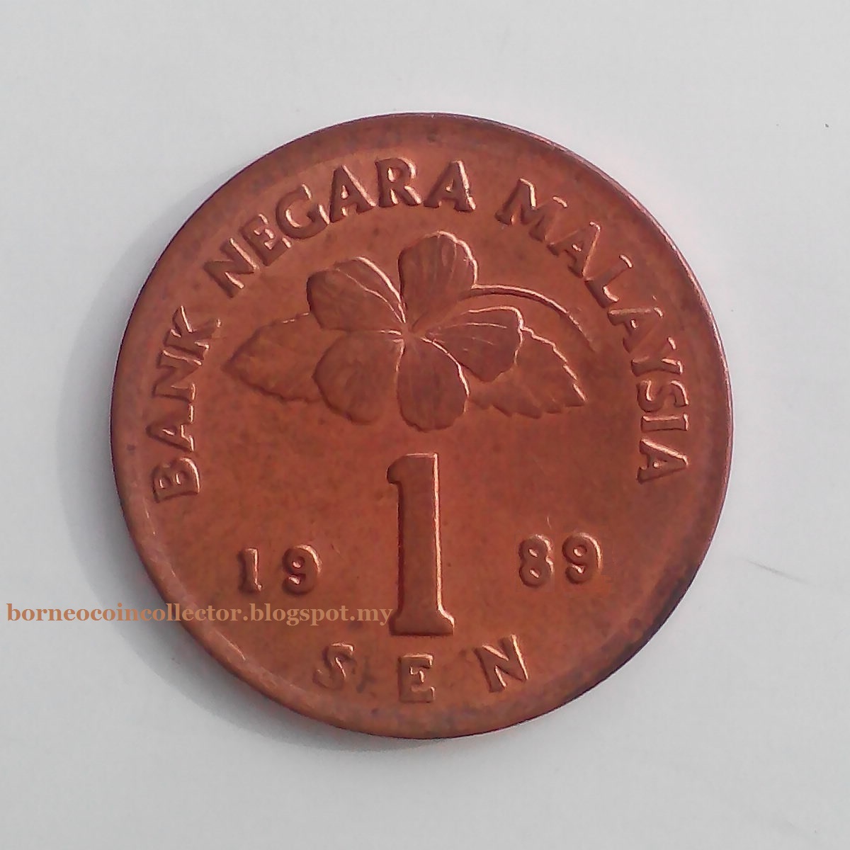 Koleksi Syiling 1 Sen Malaysia Siri kedua (Siri Bunga Raya)