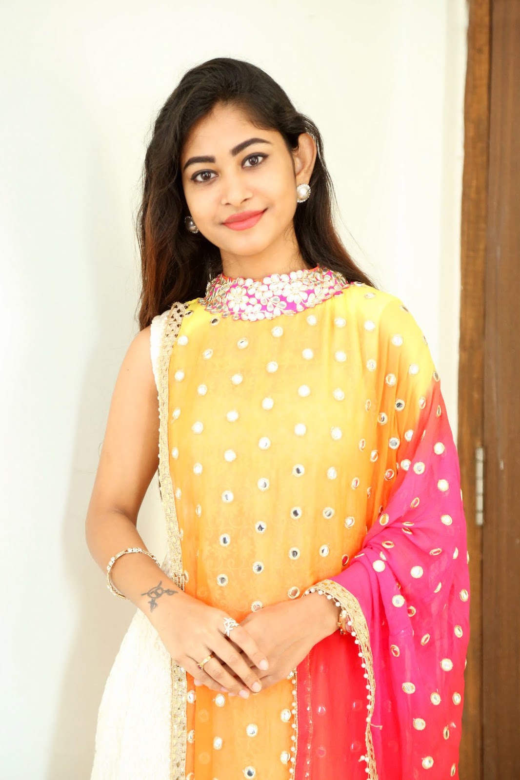 Aadya Thakur at Karthikeya Entertainments Prod No.1 Movie Launch ...
