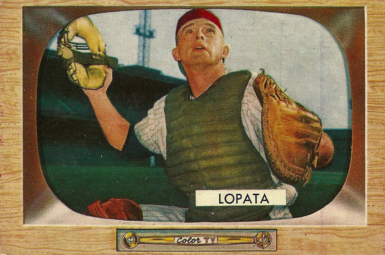 The Phillies Room: 1955 Bowman #18 Stan Lopata