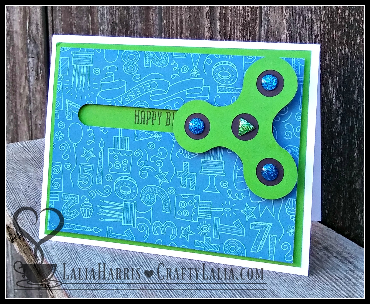 Crafty Lalia: Fidget Spinner Card