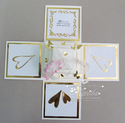 Kalalayaa's Art Stuido: WEDDING THEME EXPLOSION BOXES