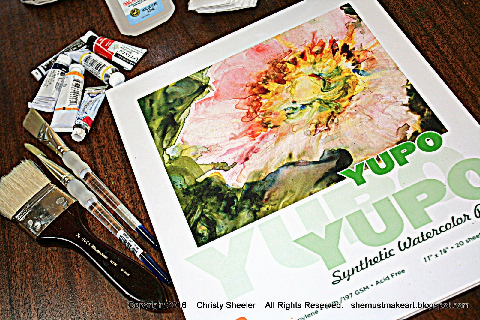 She Must Make Art : Watercolor Adventure with Yupo Paper