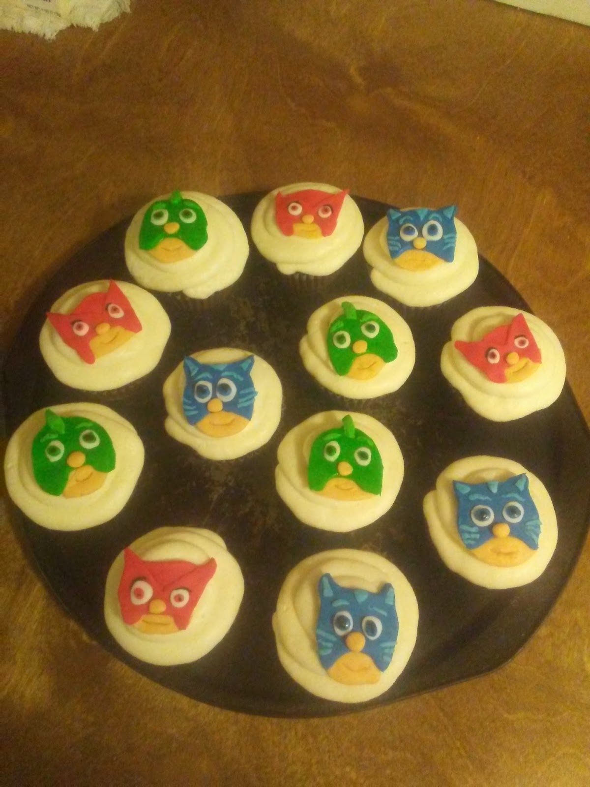 CAKES BY BRENDA (Great Falls, Montana): PJ MASK CUPCAKES & BUTTERFLY ...