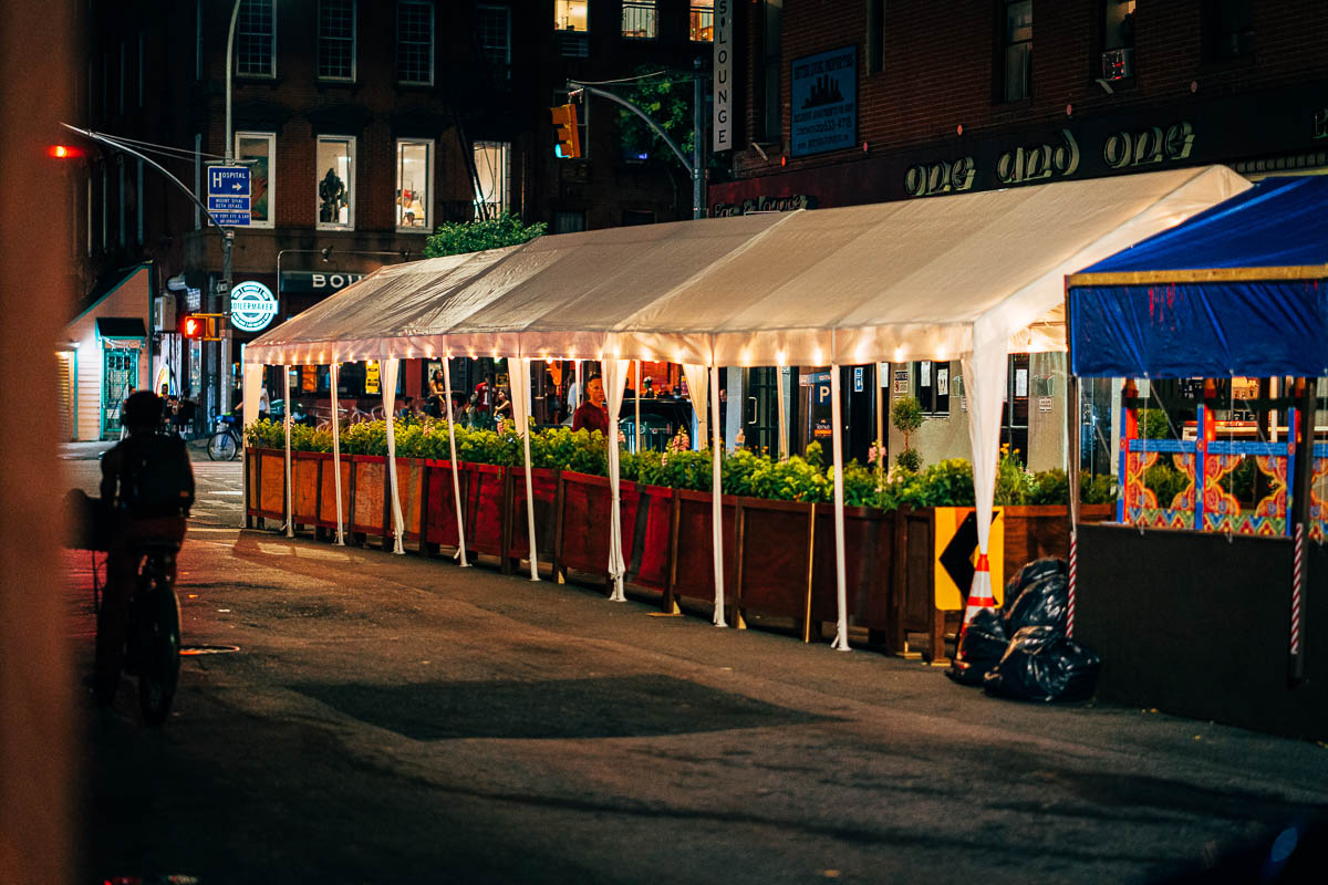 EV Grieve: One month on, a look at curbside dining in the East Village