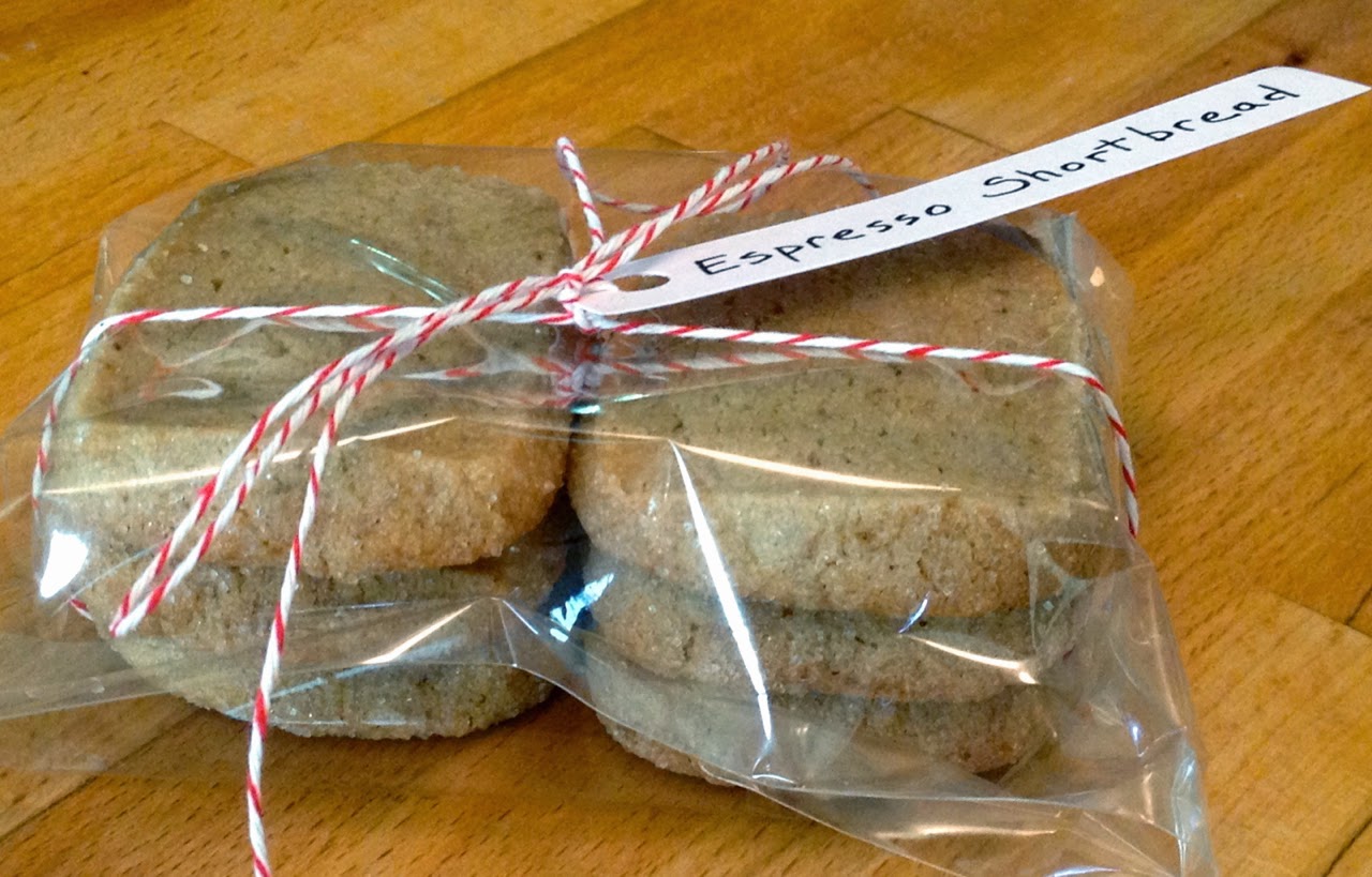 Heidi's Mix: Espresso Shortbread Cookies