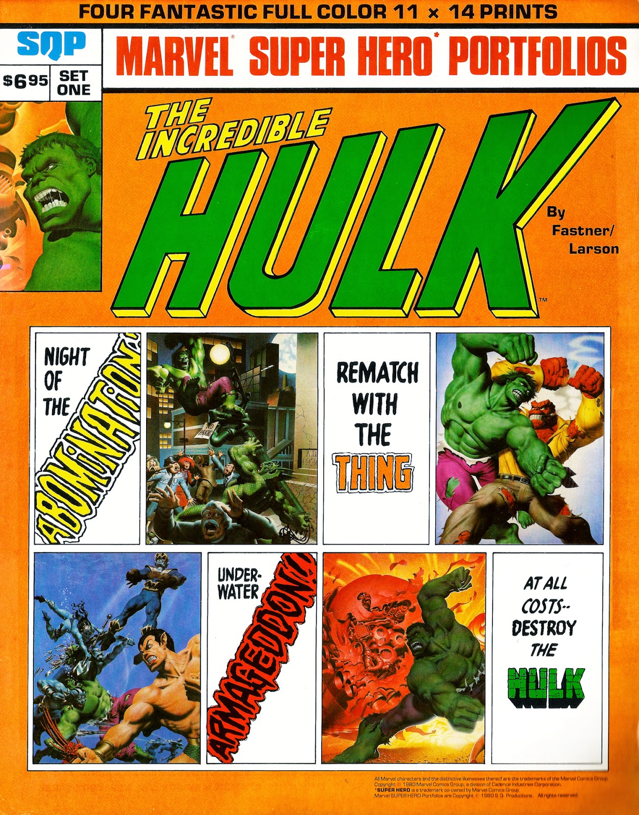 The Dork Review: 1980's Marvel Super Hero Portfolios