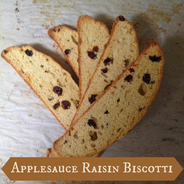 The Dreams Weaver: Applesauce Raisin Biscotti