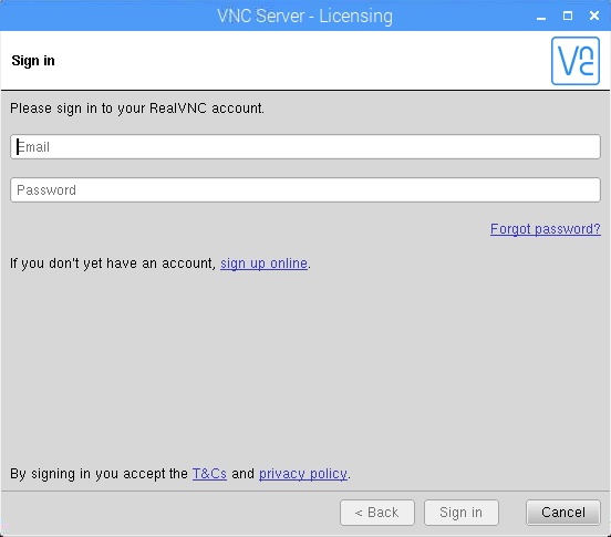 小狐狸事務所: 樹莓派遠端連線 VNC Cloud Connect 設定