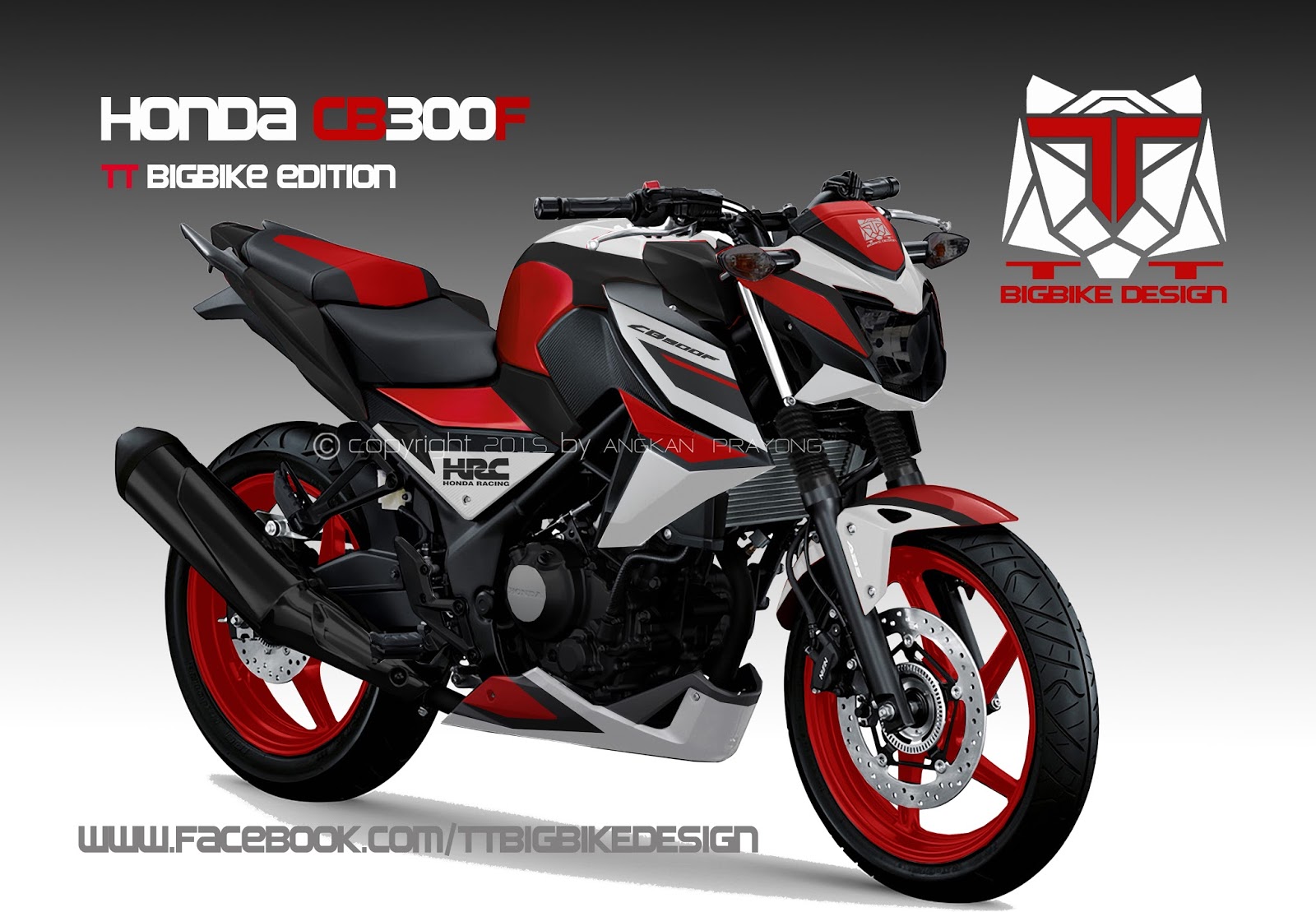 TT BIGBIKE DESIGN: HONDA CB300f DESIGN CONCEPT #1