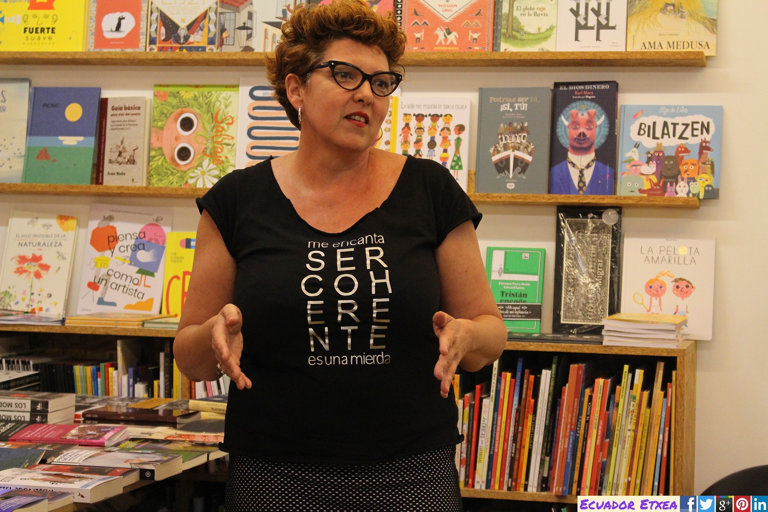 May Serrano presenta su libro: «Me caso conmigo misma» – Ecuador Etxea