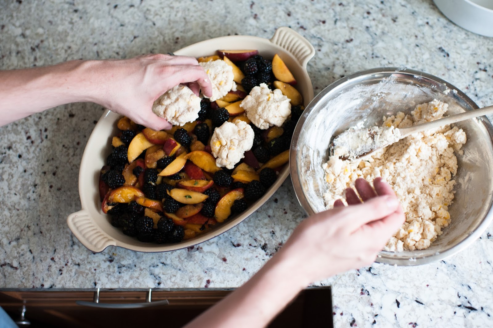 Blackberry, Peach, and Corn Cobbler, and 24 hours in Sacramento ...