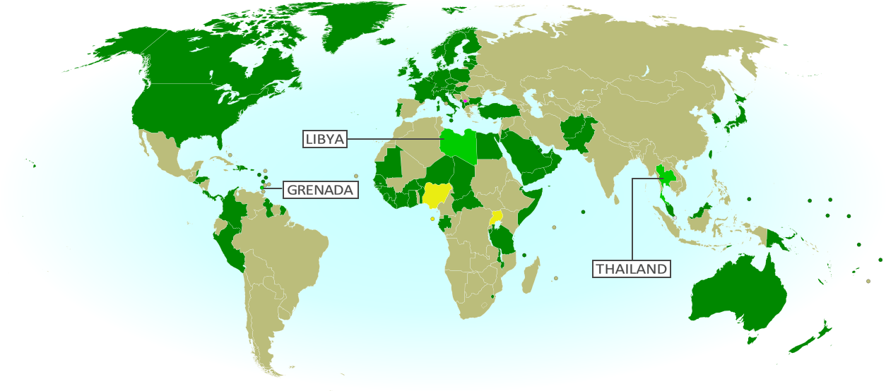 Map Update: Kosovo Recognized by 3 More Countries (103/193) - Political ...