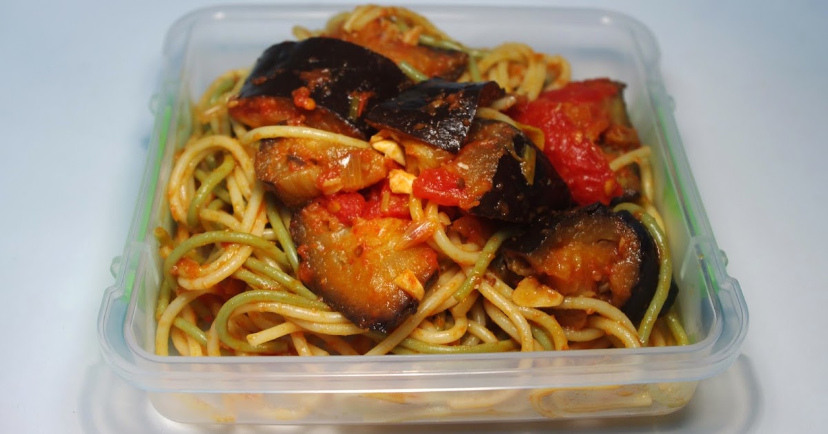 Explora Gourmet: Spaghetti a la norma - lunch box