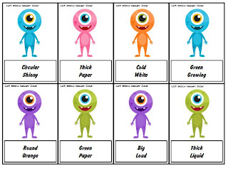 Liz's Speech Therapy Ideas: Alien Attributes - A Describing Unit!