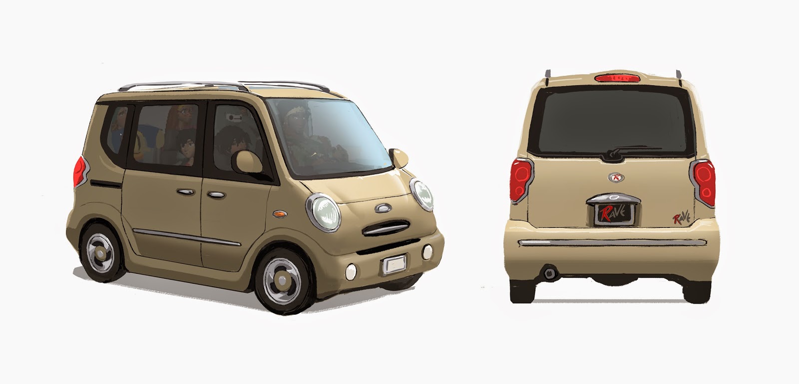 the art of kevin nelson: from Big Hero 6, Wasabi's van and a timeline ...