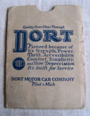 Flint Expatriates: Flint Artifacts: Dort Motor Car Company